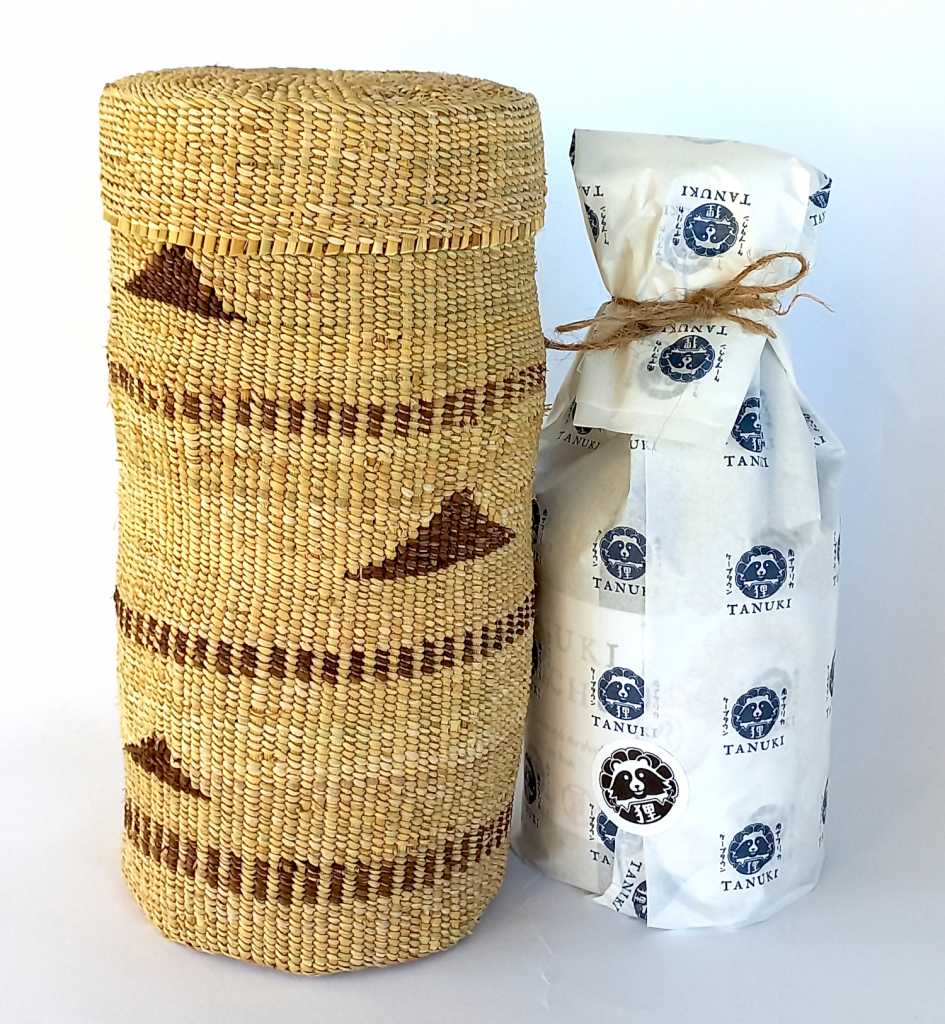 Hand-woven Reed Basket - Tanuki Shōchū